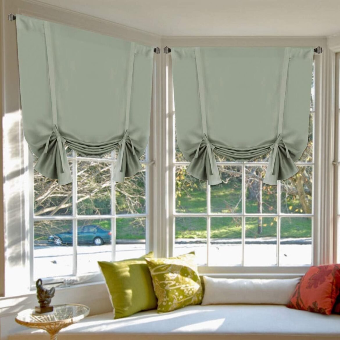 11 Amazing Bay Window Curtains For Your Home - Spruce Home